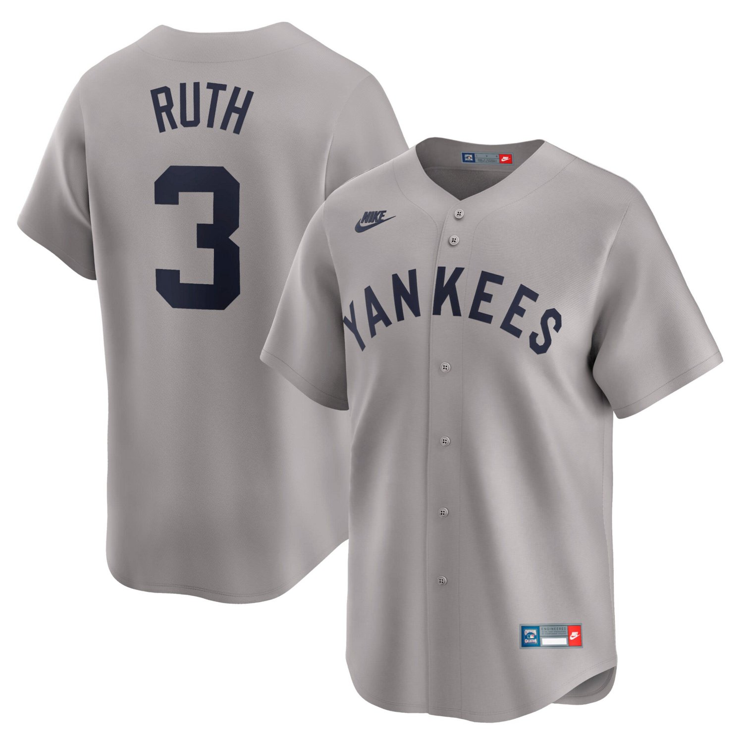 Nike Babe Ruth New York Yankees Throwback Cooperstown Collection ...