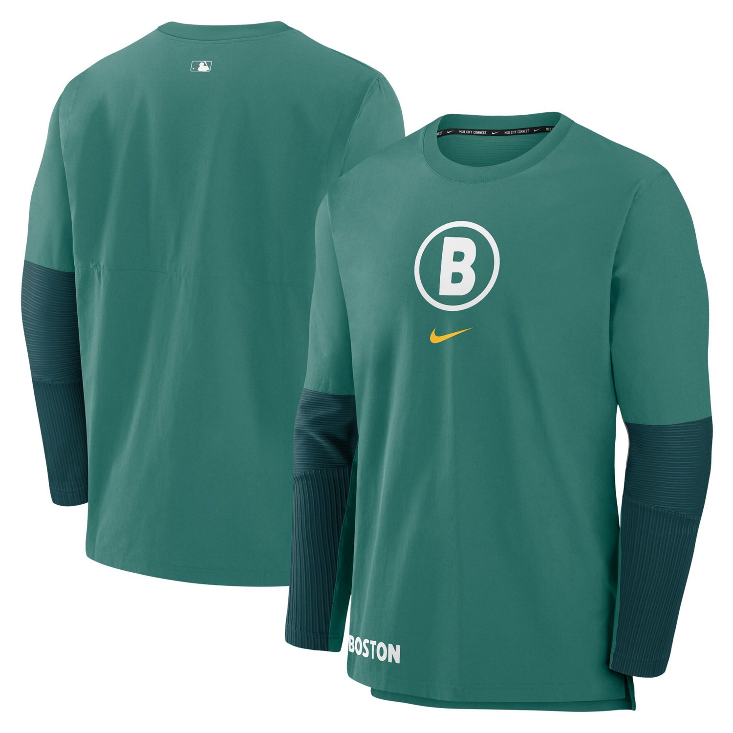 Nike Boston Red Sox 2025 City Connect Authentic Collection Player Tri-Blend Performance Long ...