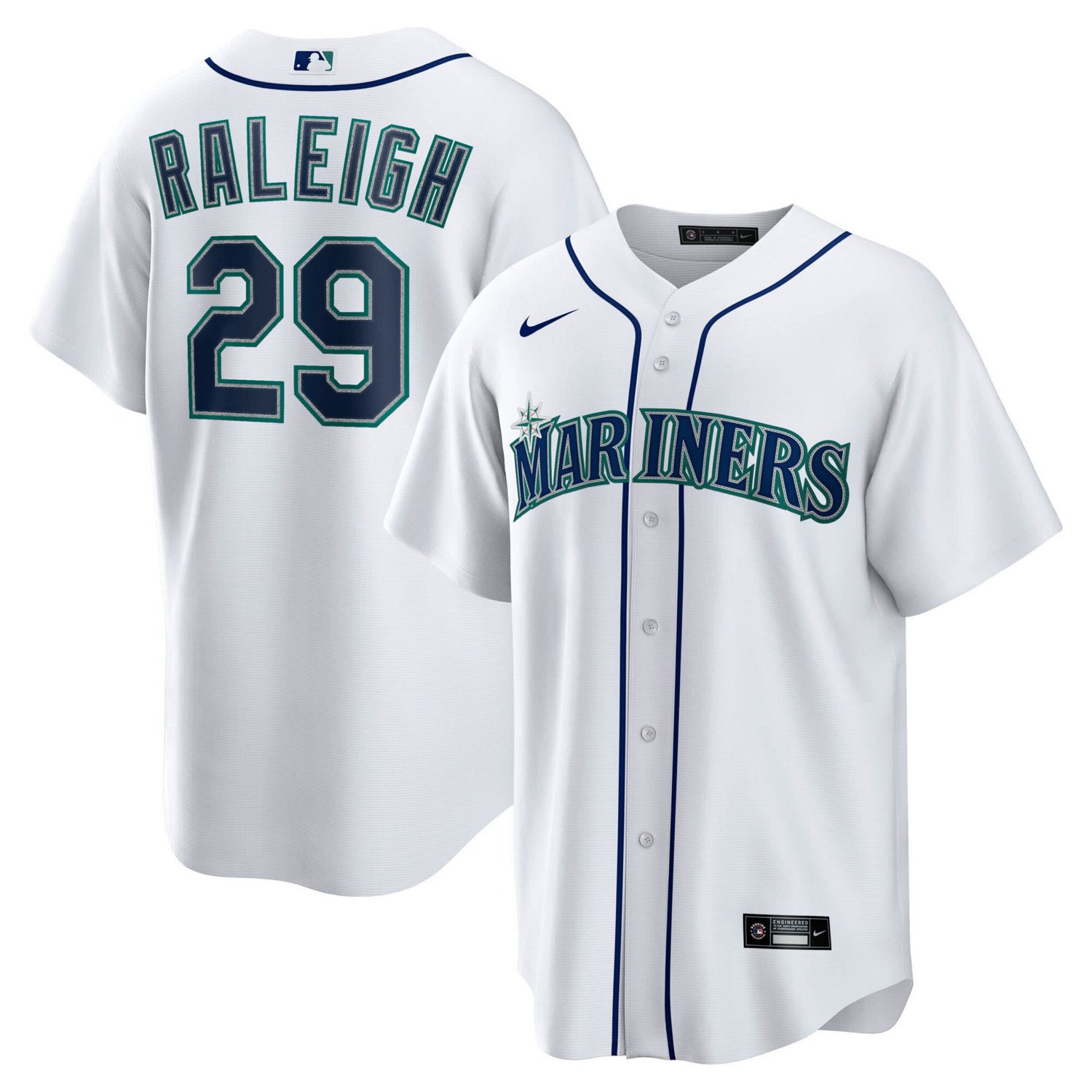 Nike Cal Raleigh Seattle Mariners Home Replica Player Jersey | Academy