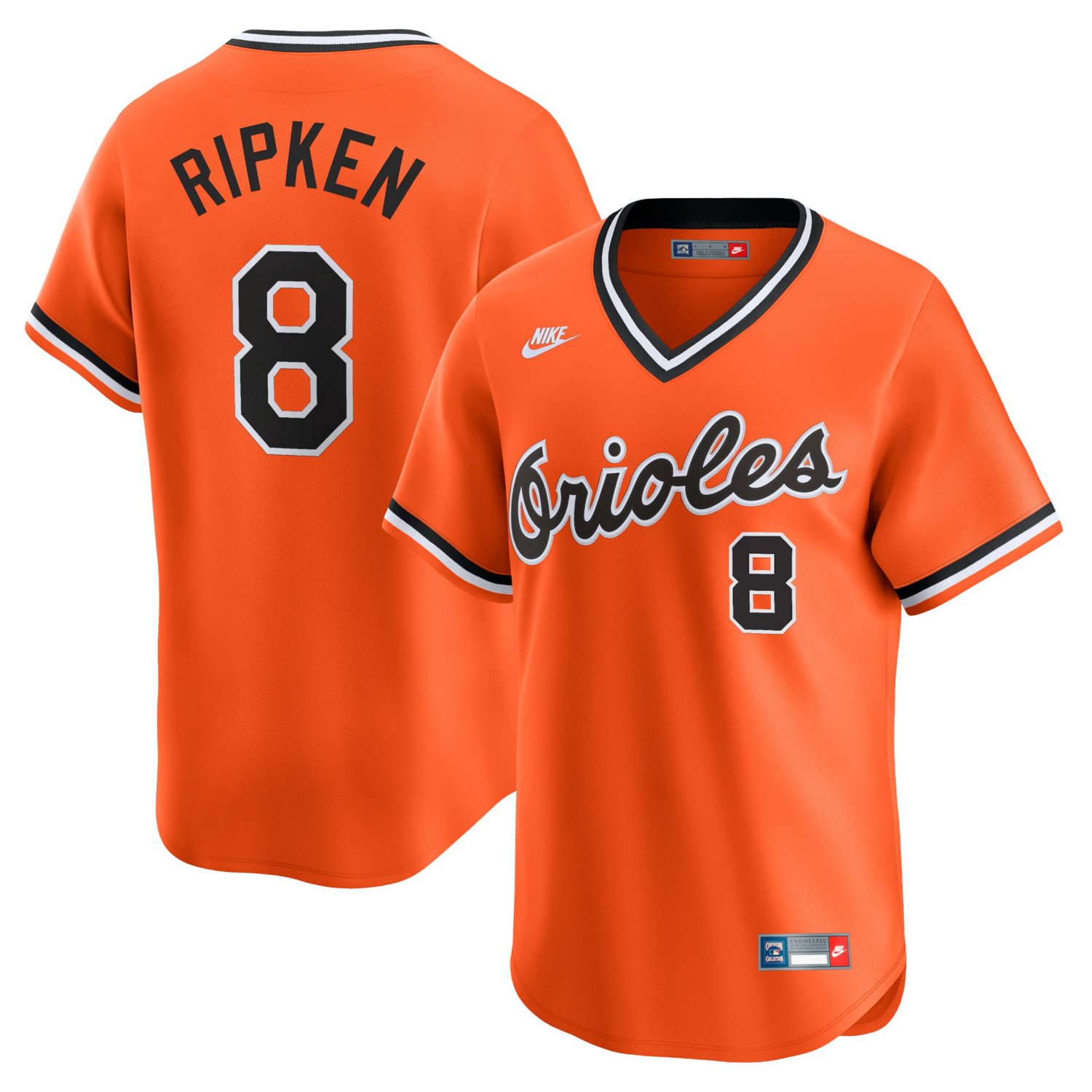 Nike Cal Ripken Jr Baltimore Orioles Throwback Cooperstown Limited ...
