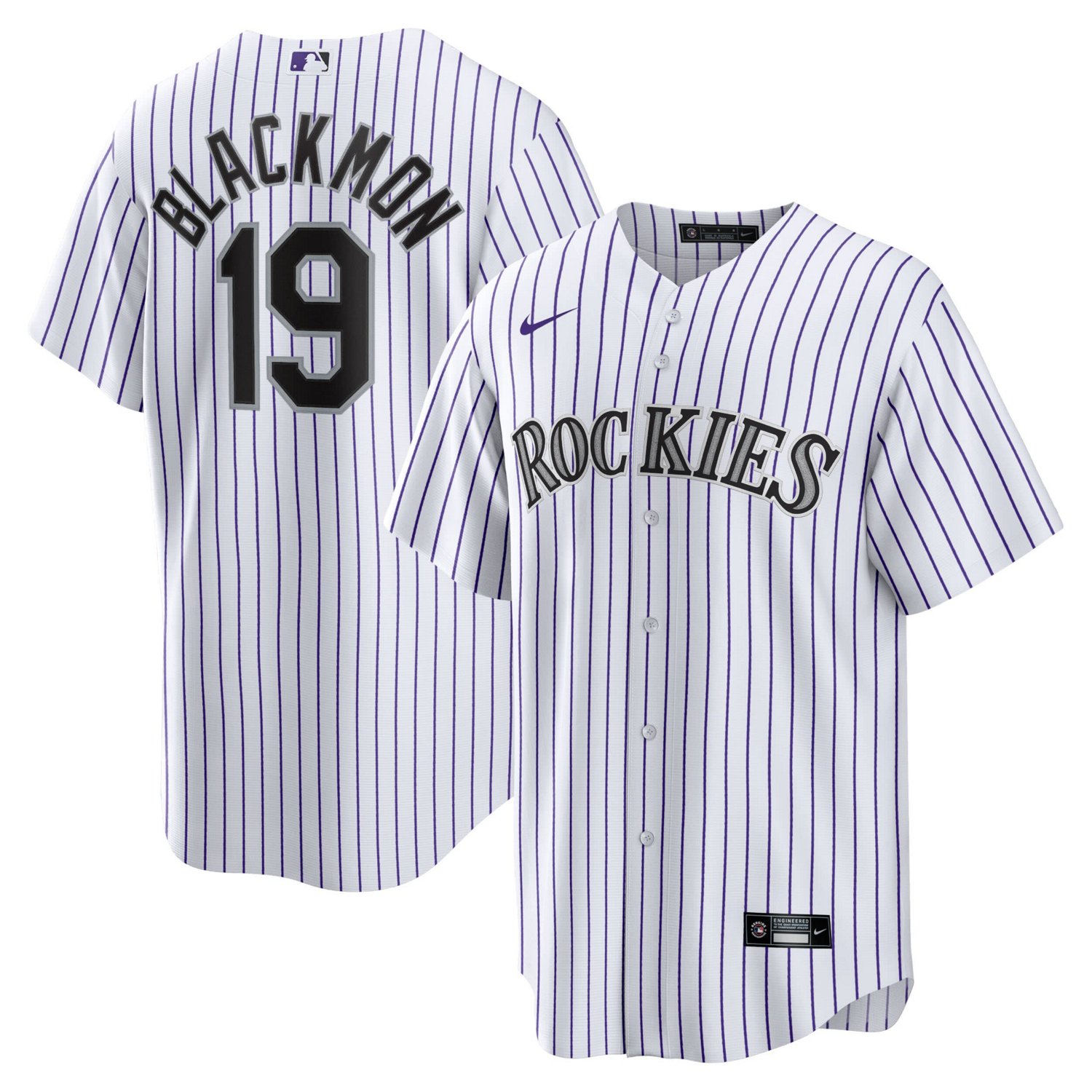 Nike Charlie Blackmon Colorado Rockies Home Replica Player Name Jersey ...