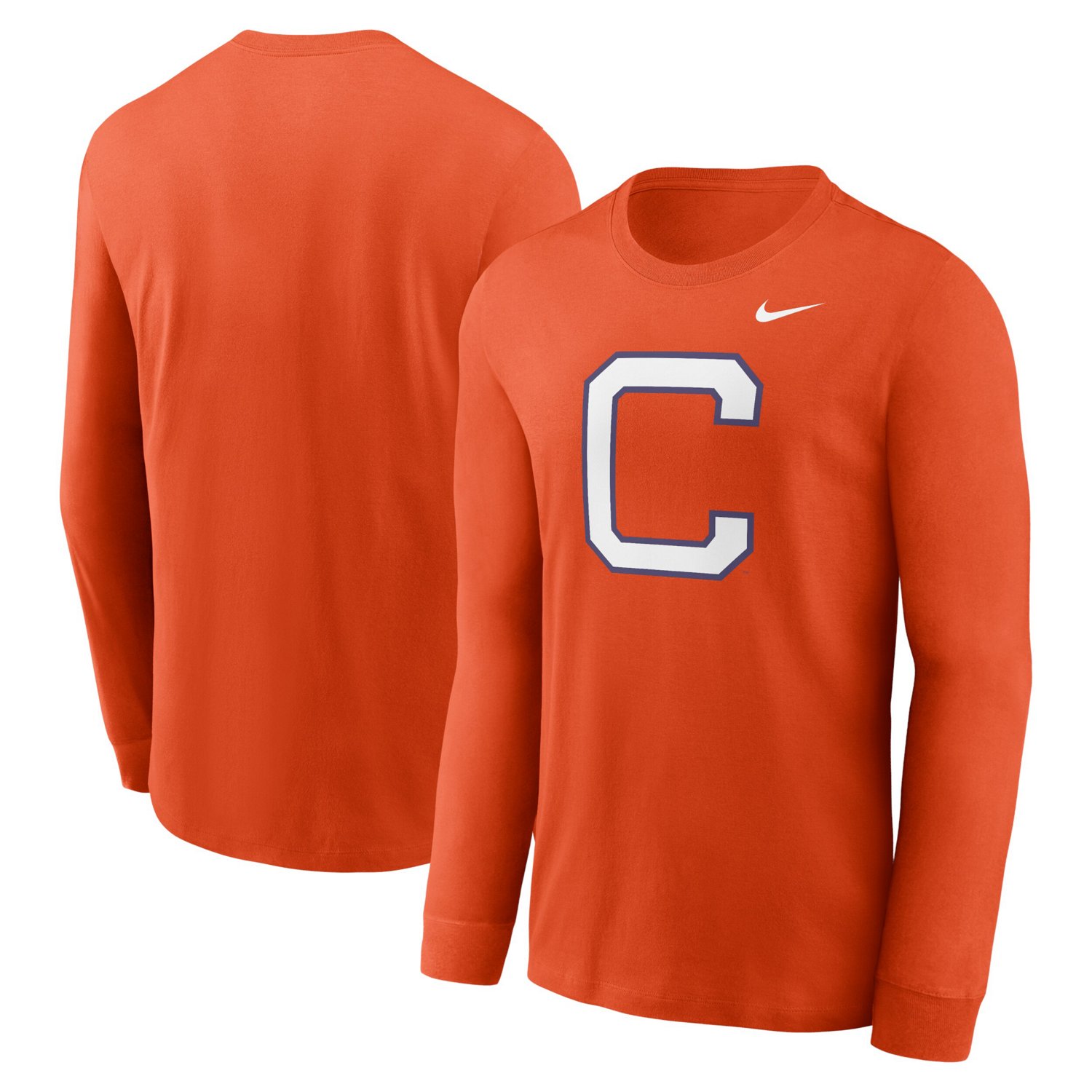 Nike Clemson Tigers Alternate Logo Long Sleeve T-Shirt | Academy