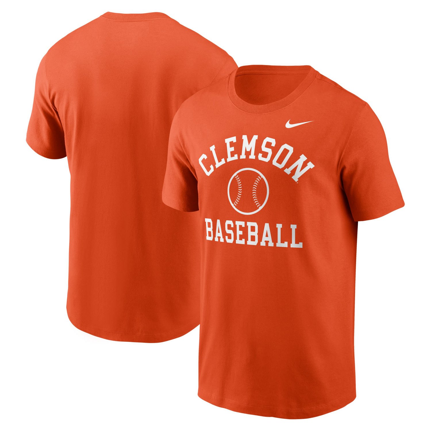 Nike Clemson Tigers Essential Baseball Arch T-Shirt | Academy