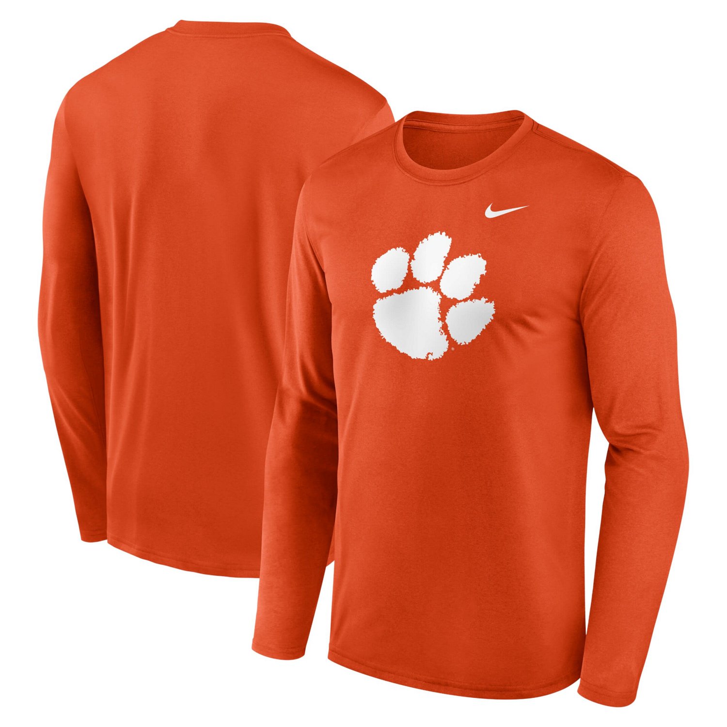 Nike Clemson Tigers Primetime Primary Legend Long Sleeve T-Shirt | Academy