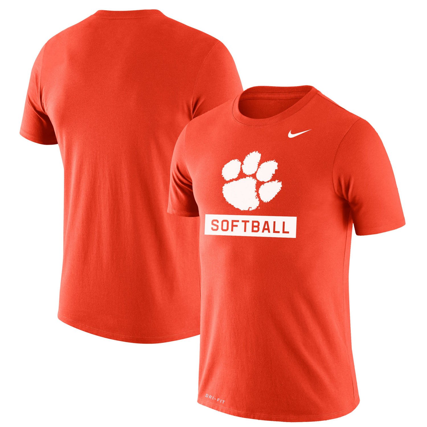 Nike Clemson Tigers Softball Drop Legend Performance T-Shirt | Academy