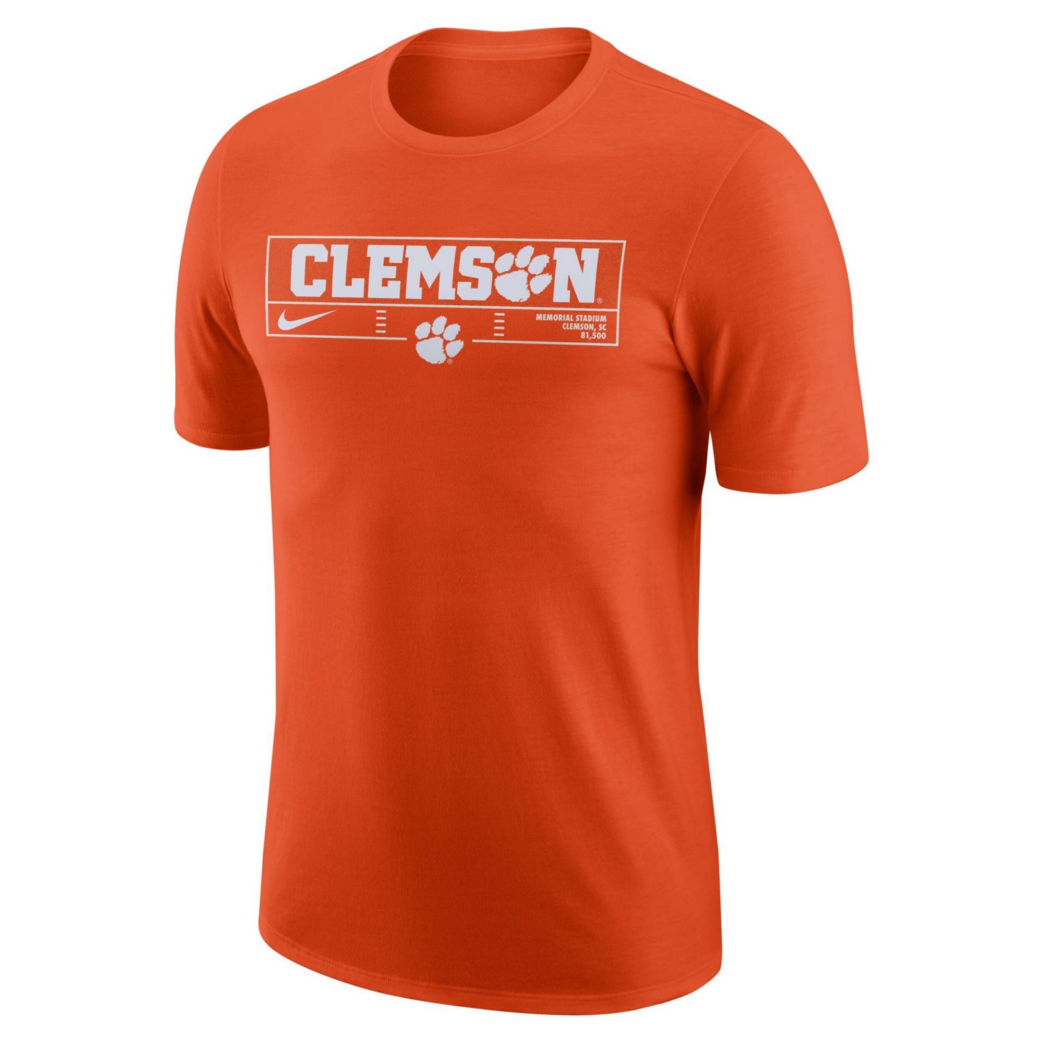 Nike Clemson Tigers Wordmark Stadium T-Shirt | Academy