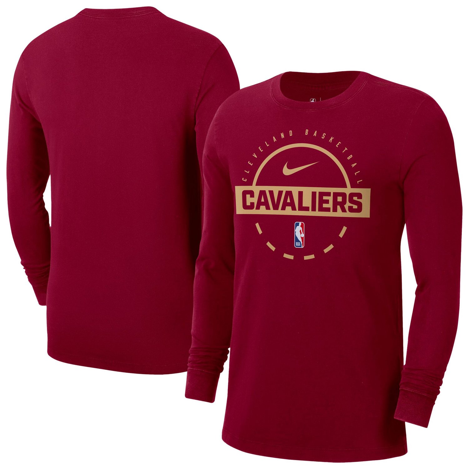 Nike Cleveland Cavaliers Authentic Long Sleeve Practice T-Shirt | Academy