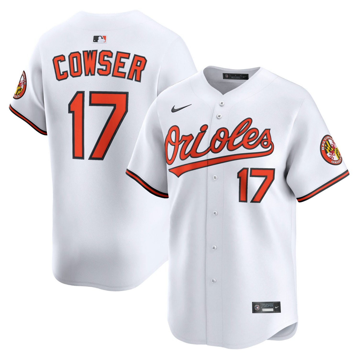 Nike Colton Cowser Baltimore Orioles Home Limited Player Jersey | Academy