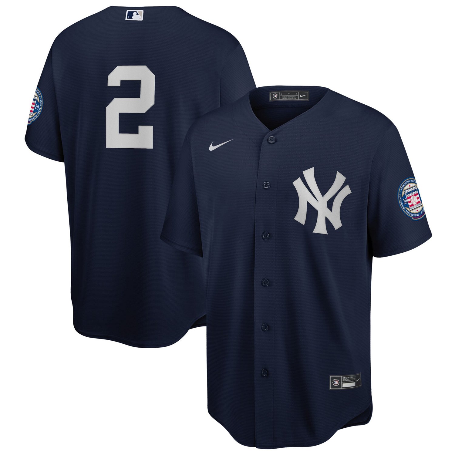 Nike Derek Jeter New York Yankees 2020 Hall of Fame Induction Alternate ...