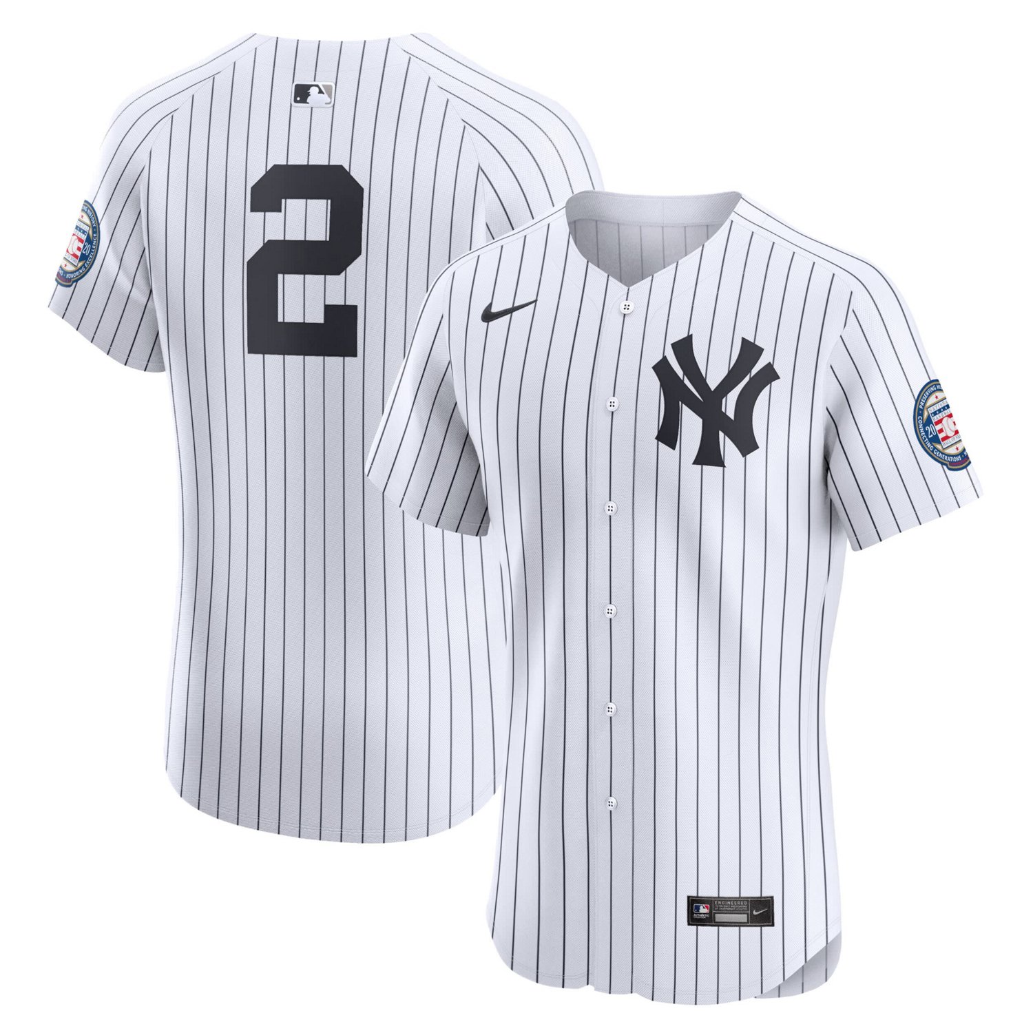 Nike Derek Jeter New York Yankees Home 2020 Hall of Fame Induction ...