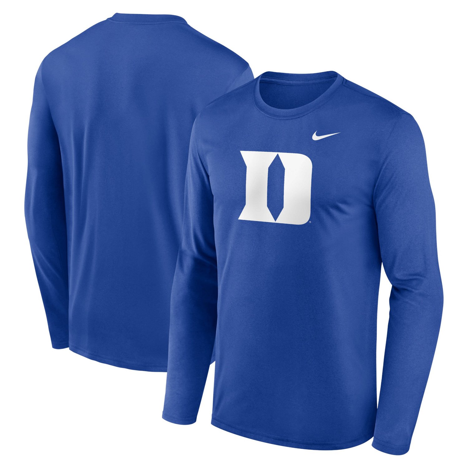 Nike Duke Blue Devils Primetime Primary Legend Long Sleeve T-Shirt ...