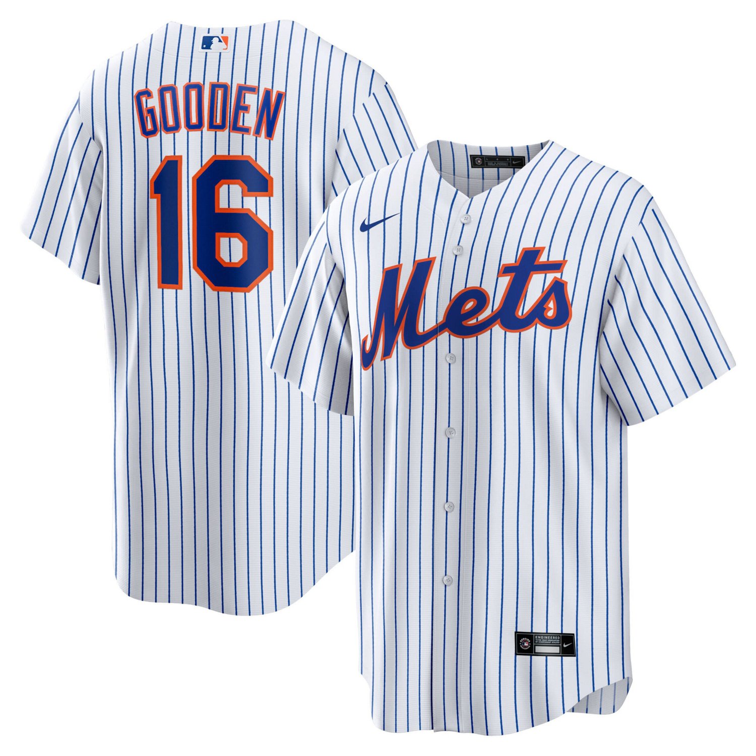 Nike Dwight Gooden New York Mets Home Replica Player Jersey | Academy