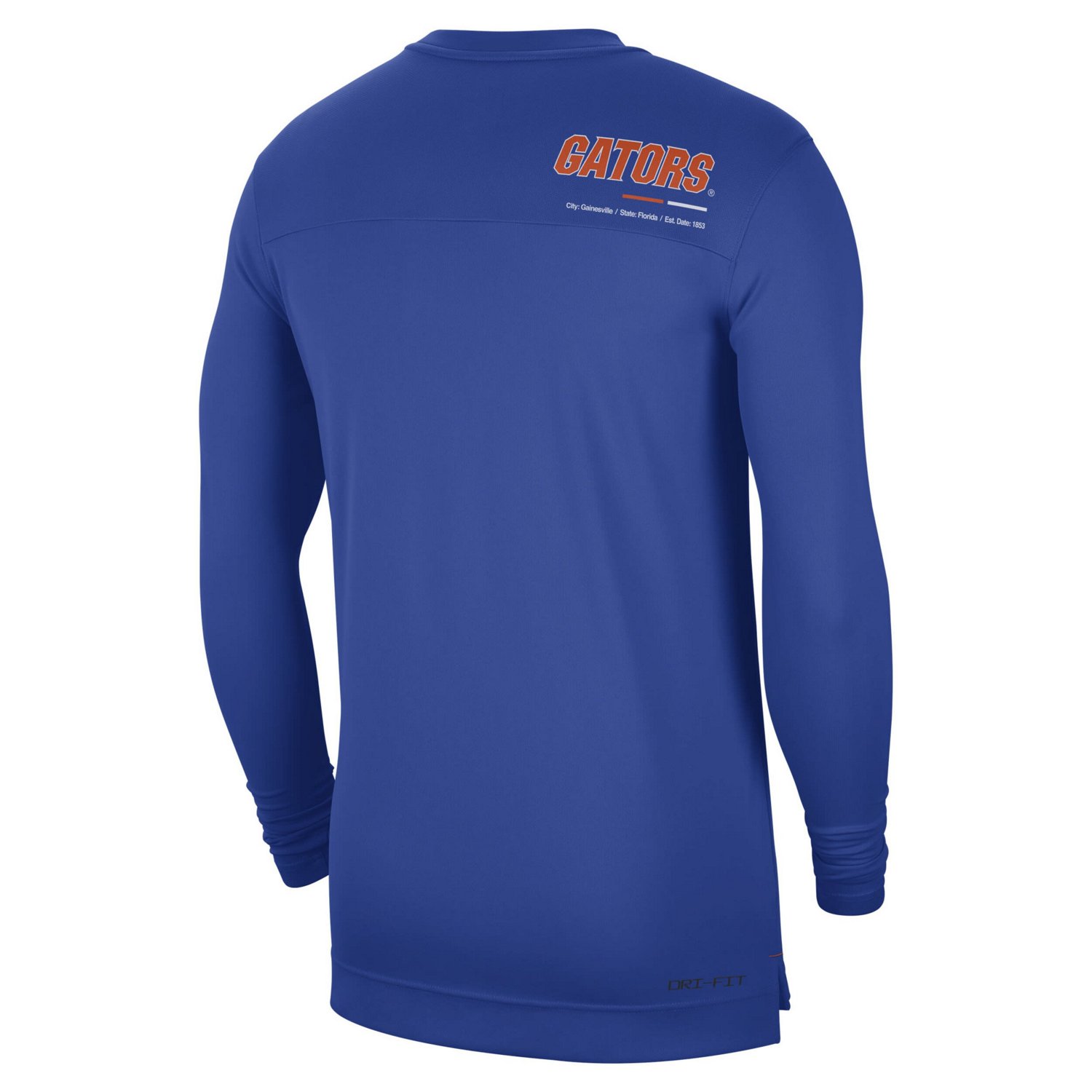 Nike Florida Gators 2022 Coach Performance Long Sleeve V-Neck T-Shirt ...