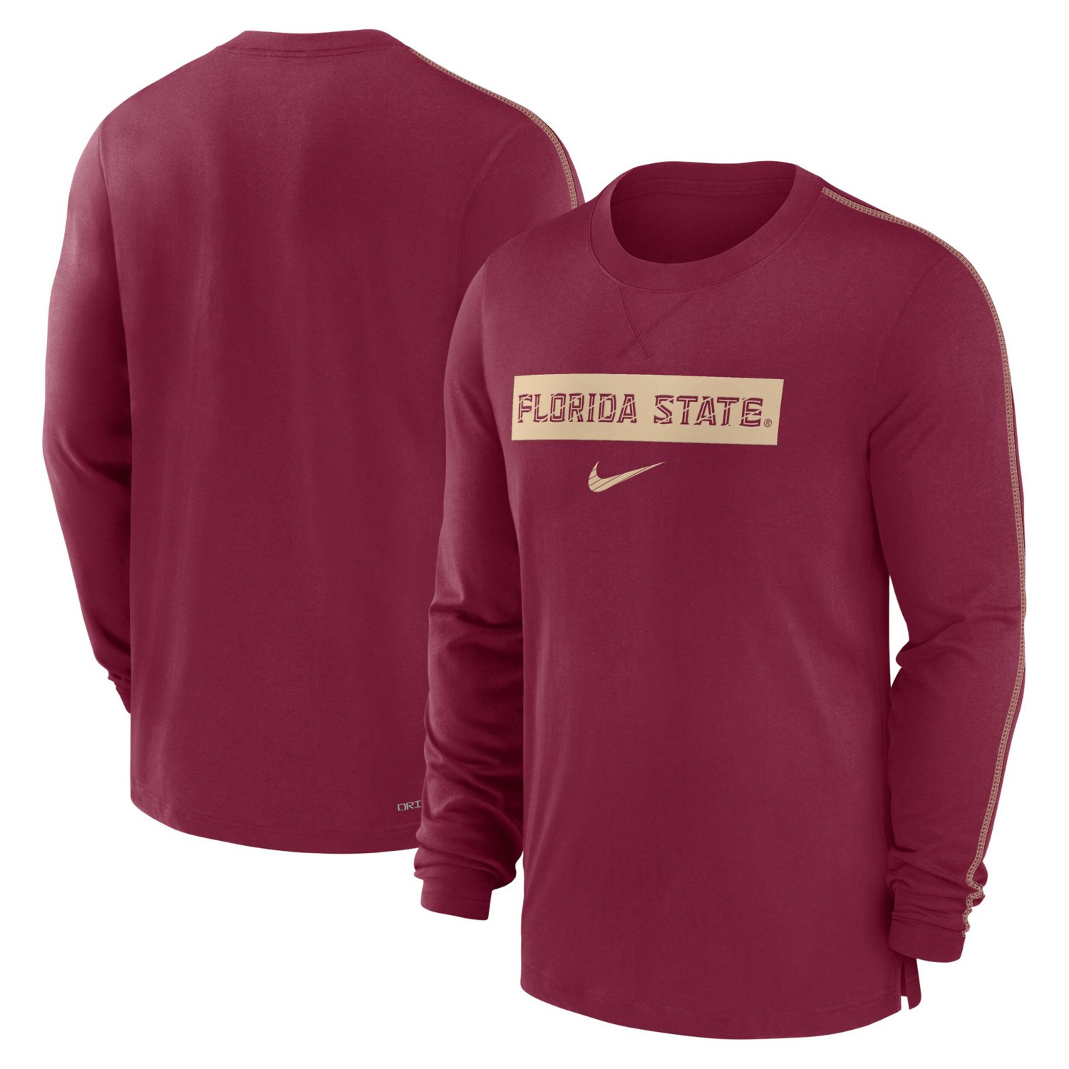 Nike Florida State Seminoles 2024 Sideline Player Tri-Blend Performance ...