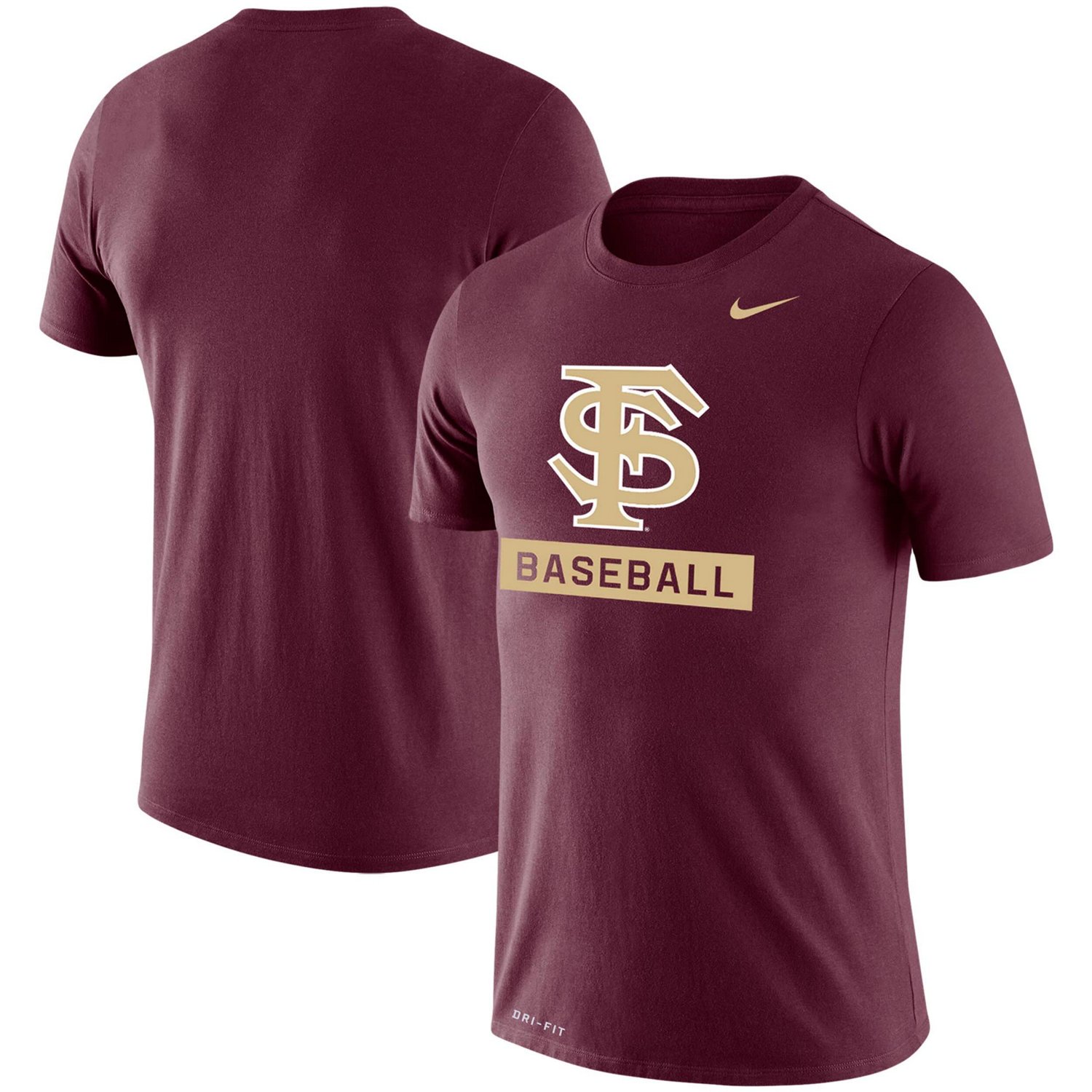Nike Florida State Seminoles Baseball Logo Stack Legend Performance T ...