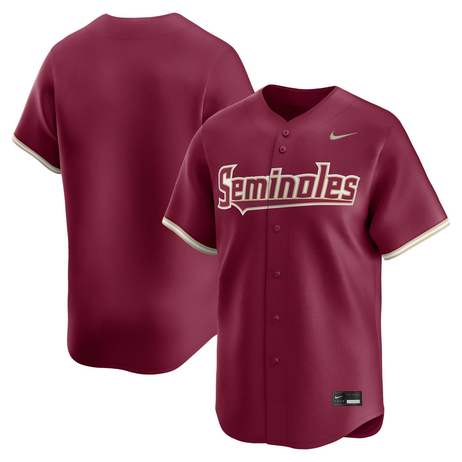 Nike Florida State Seminoles College Limited Baseball Jersey | Academy