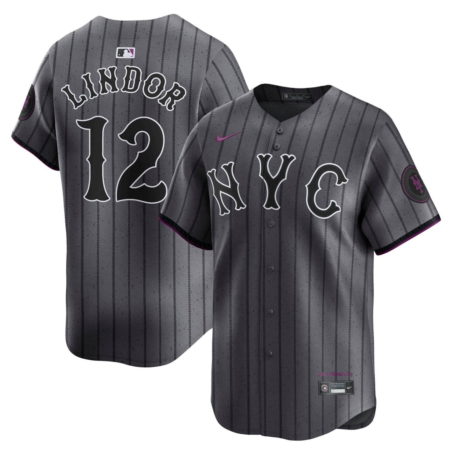 Nike Francisco Lindor New York Mets City Connect Limited Player Jersey ...