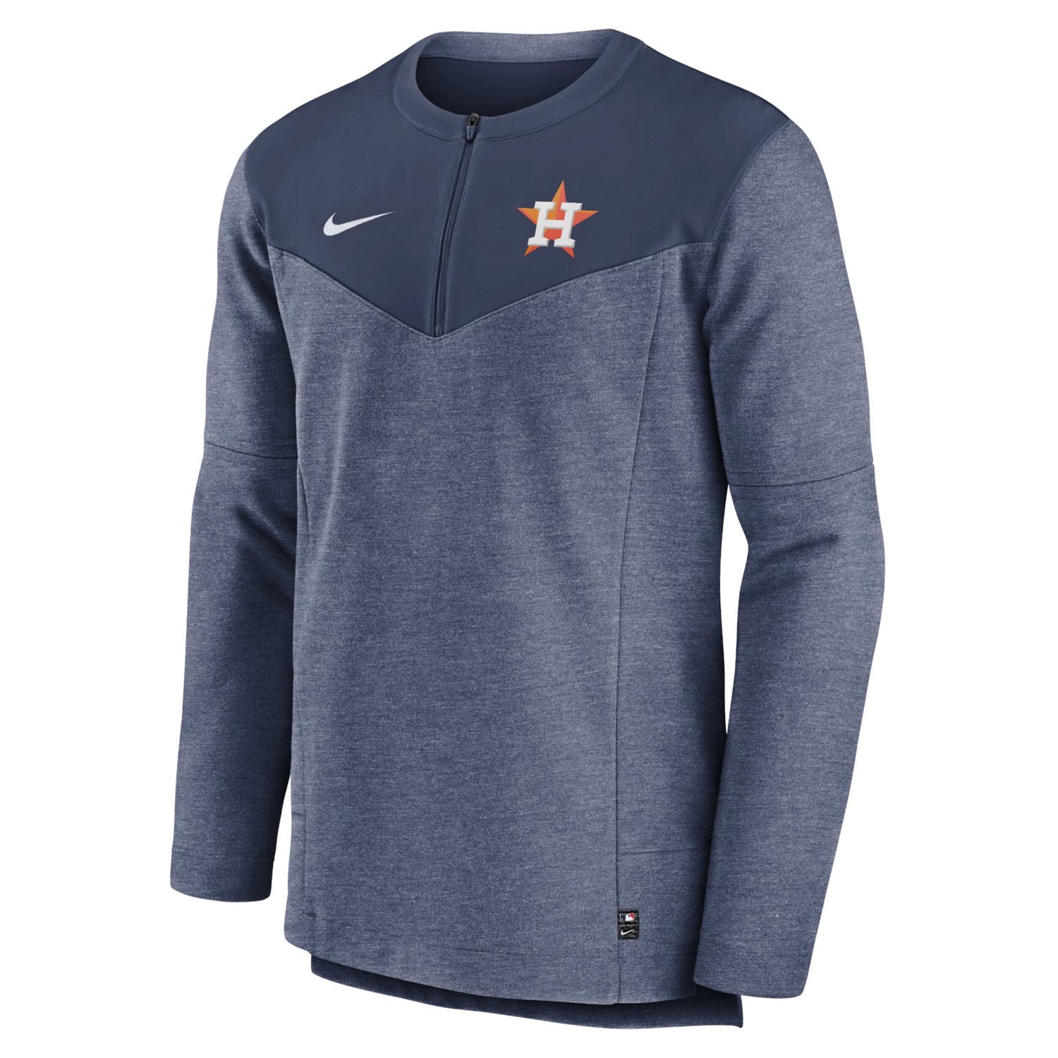Nike Houston Astros Authentic Collection Game Time Performance Half-Zip ...