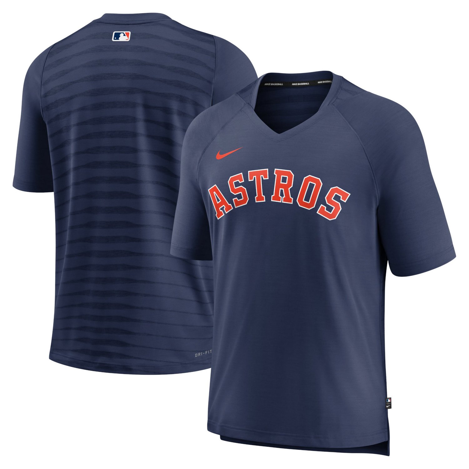 Nike Houston Astros Authentic Collection Pregame Raglan Performance V ...