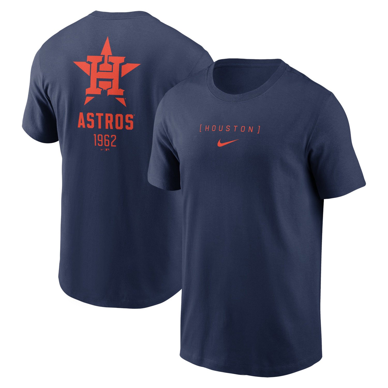 Nike Houston Astros Large Logo Back Stack T-Shirt | Academy
