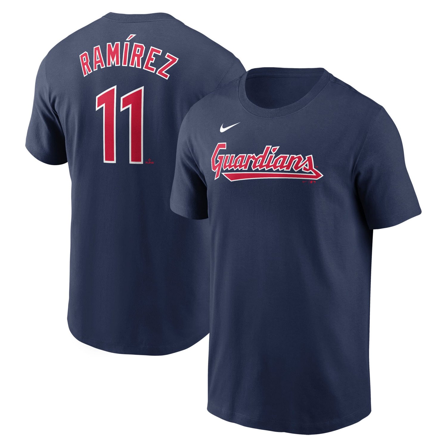 Nike Jose Ramirez Cleveland Guardians Fuse Name Number T-Shirt | Academy