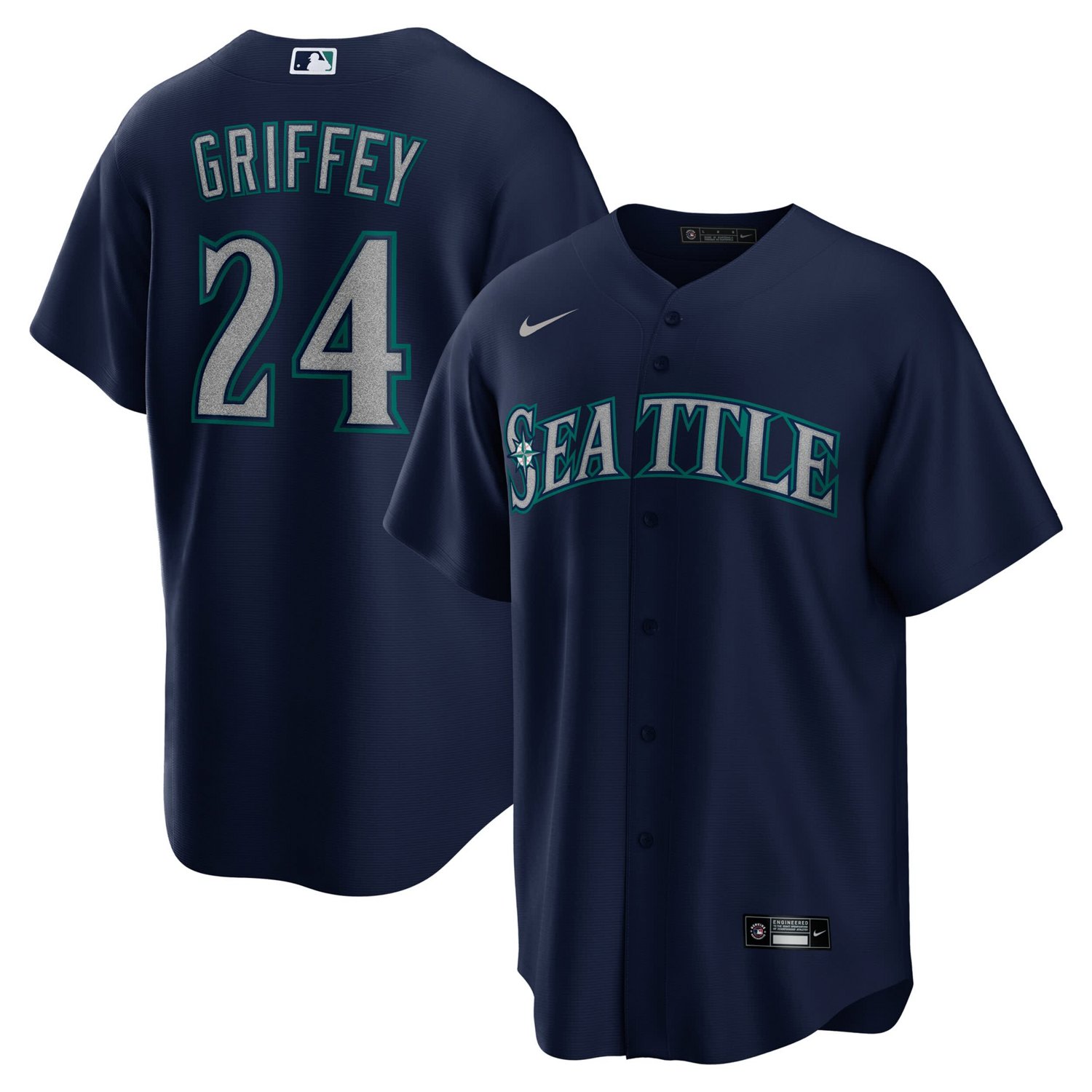 Nike Ken Griffey Jr Seattle Mariners Alternate Replica Player Jersey ...