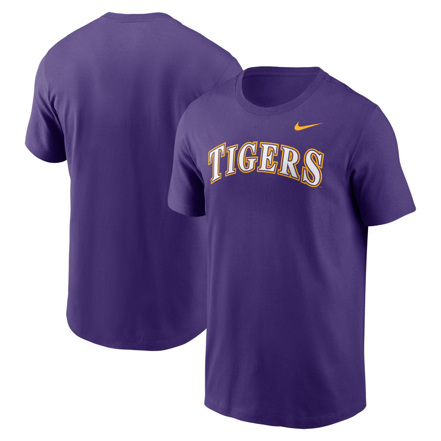 Nike LSU Tigers Baseball Wordmark T-Shirt | Academy