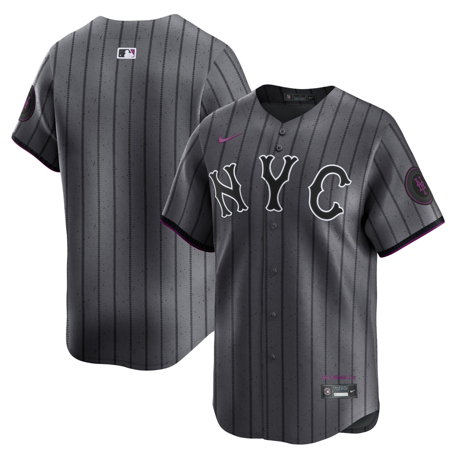Nike Men's New York Mets Limited City Connect Blank Jersey | Academy