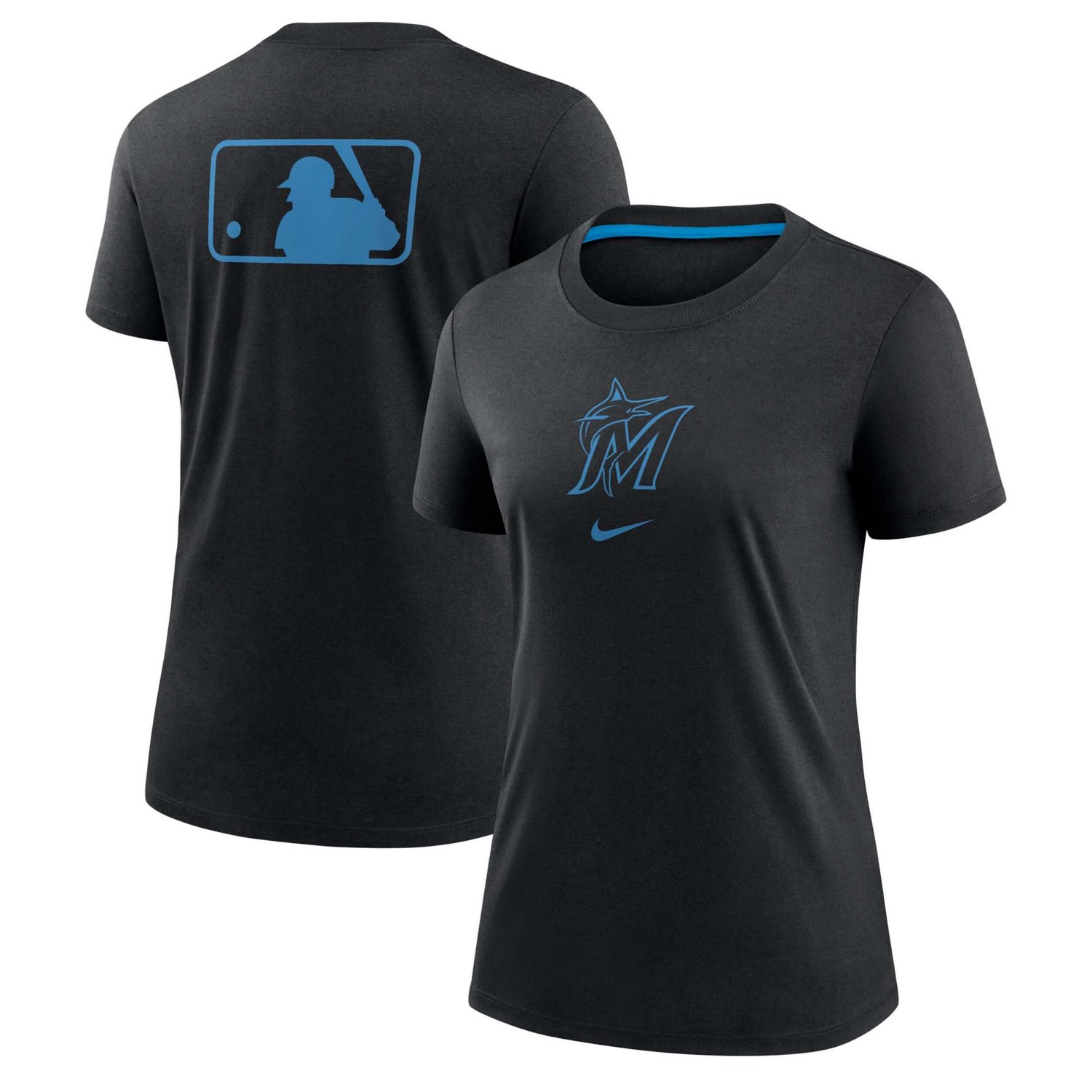 Nike Miami Marlins Authentic Collection Early Work Tri-Blend T-Shirt ...
