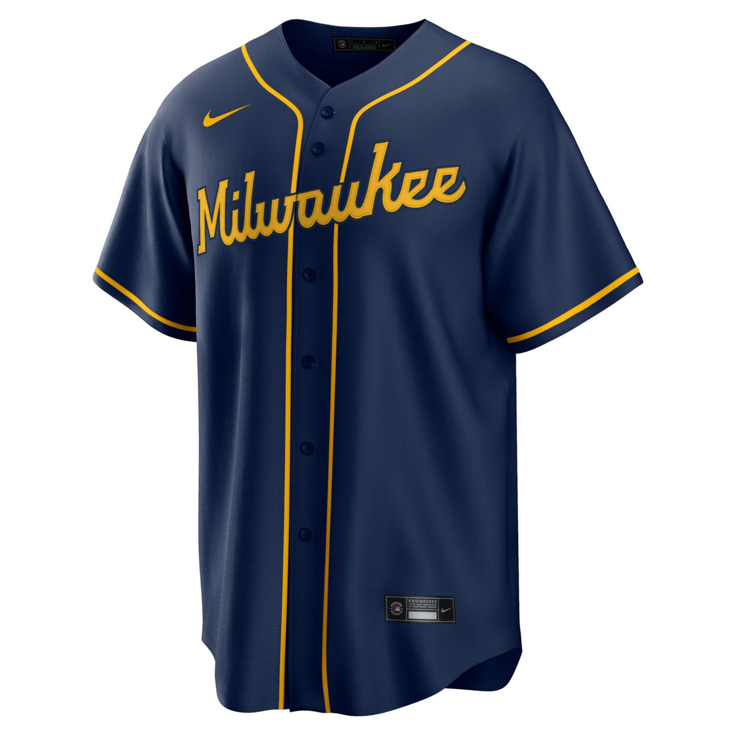 Nike Milwaukee Brewers Alternate Replica Team Jersey | Academy