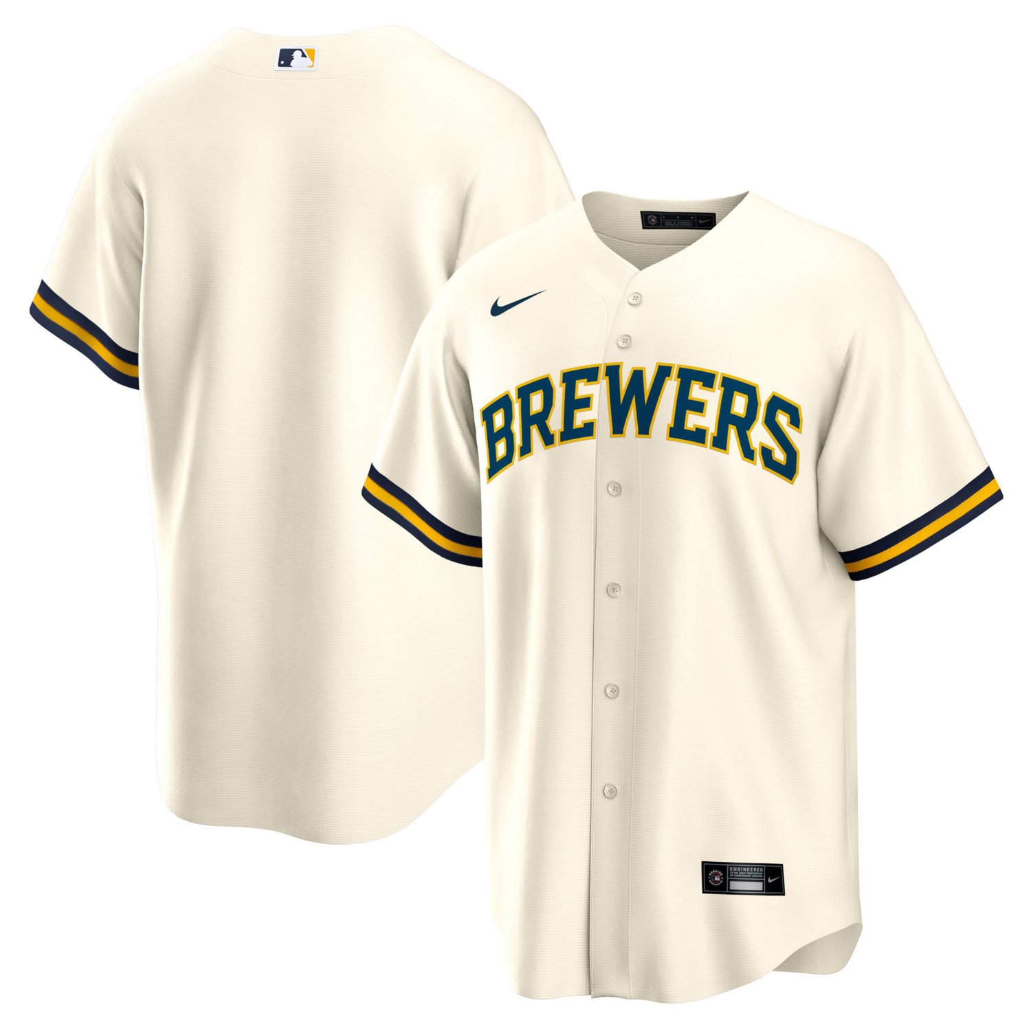 Nike Milwaukee Brewers Home Replica Team Jersey | Academy