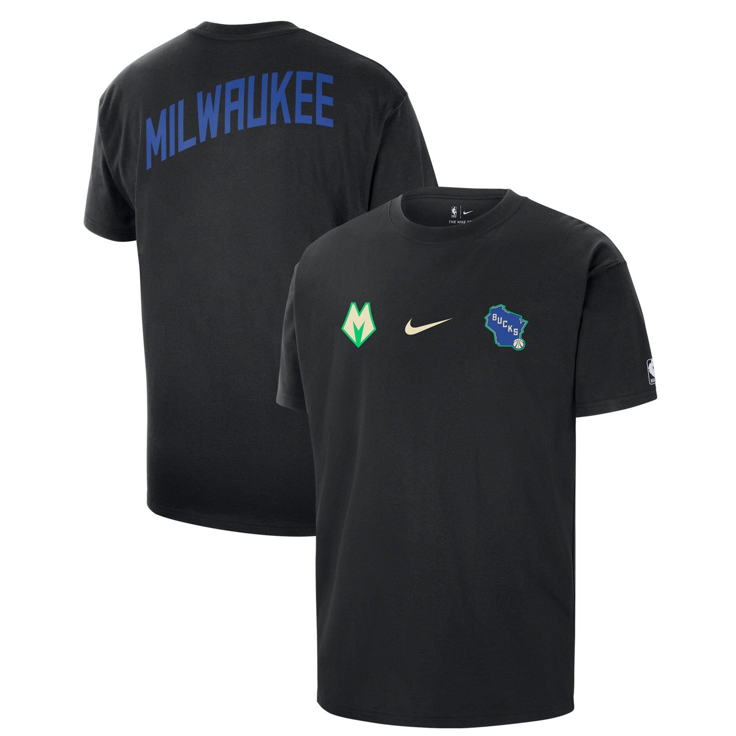 Nike Milwaukee Bucks 2023/24 City Edition Courtside Max90 T-Shirt | Academy