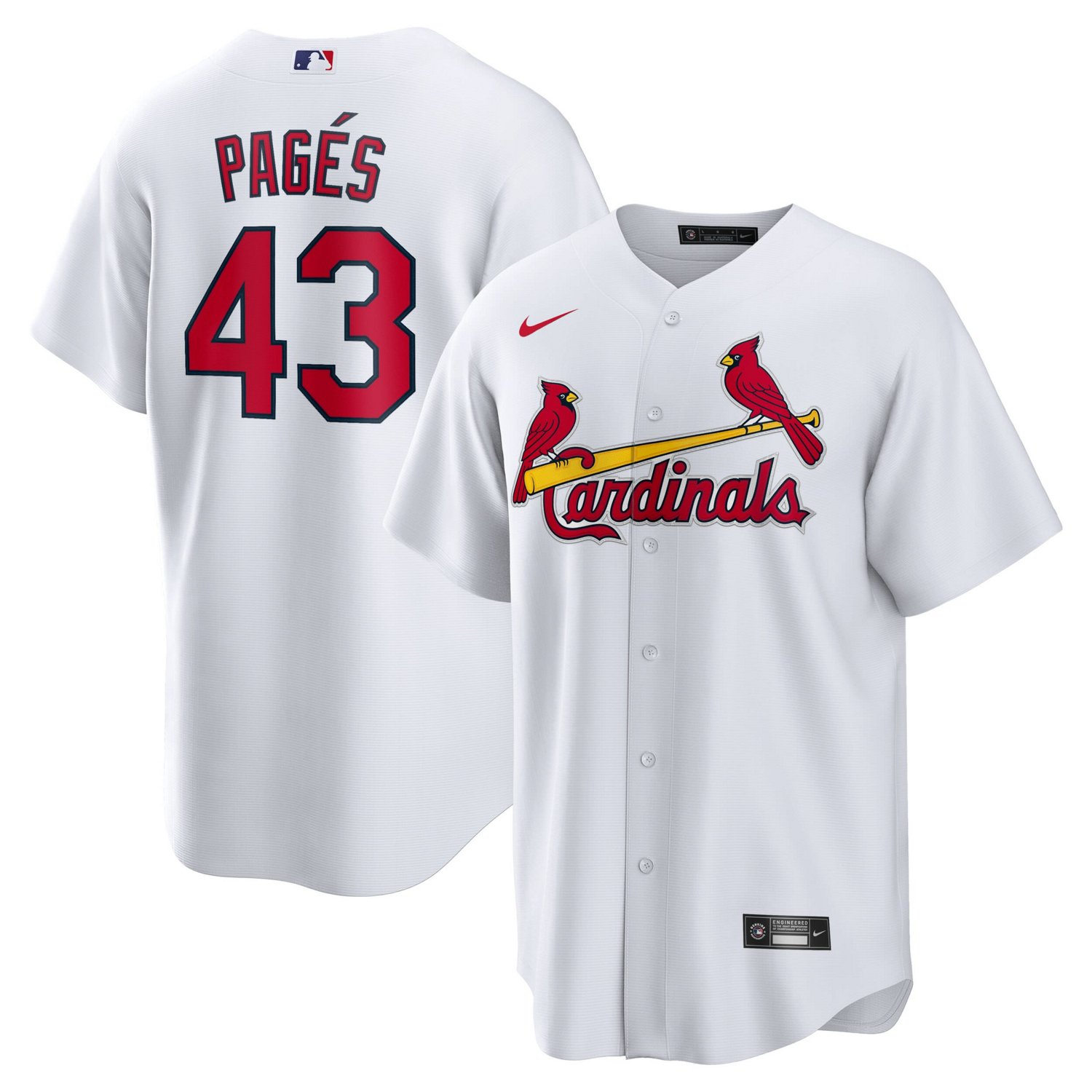Nike Pedro Pags St Louis Cardinals Home Replica Jersey | Academy