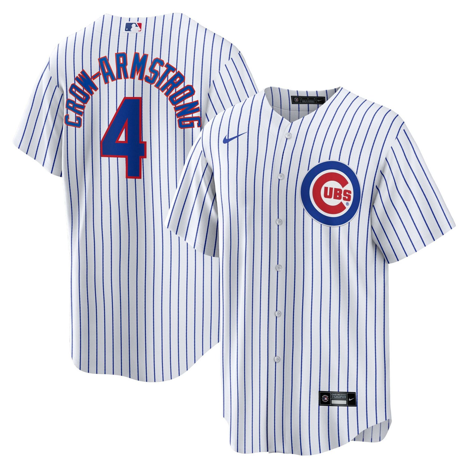 Nike Pete Crow-Armstrong Chicago Cubs Home Replica Jersey | Academy