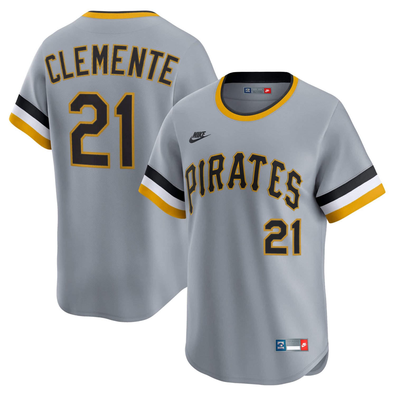 Nike Roberto Clemente Pittsburgh Pirates Cooperstown Collection Limited ...