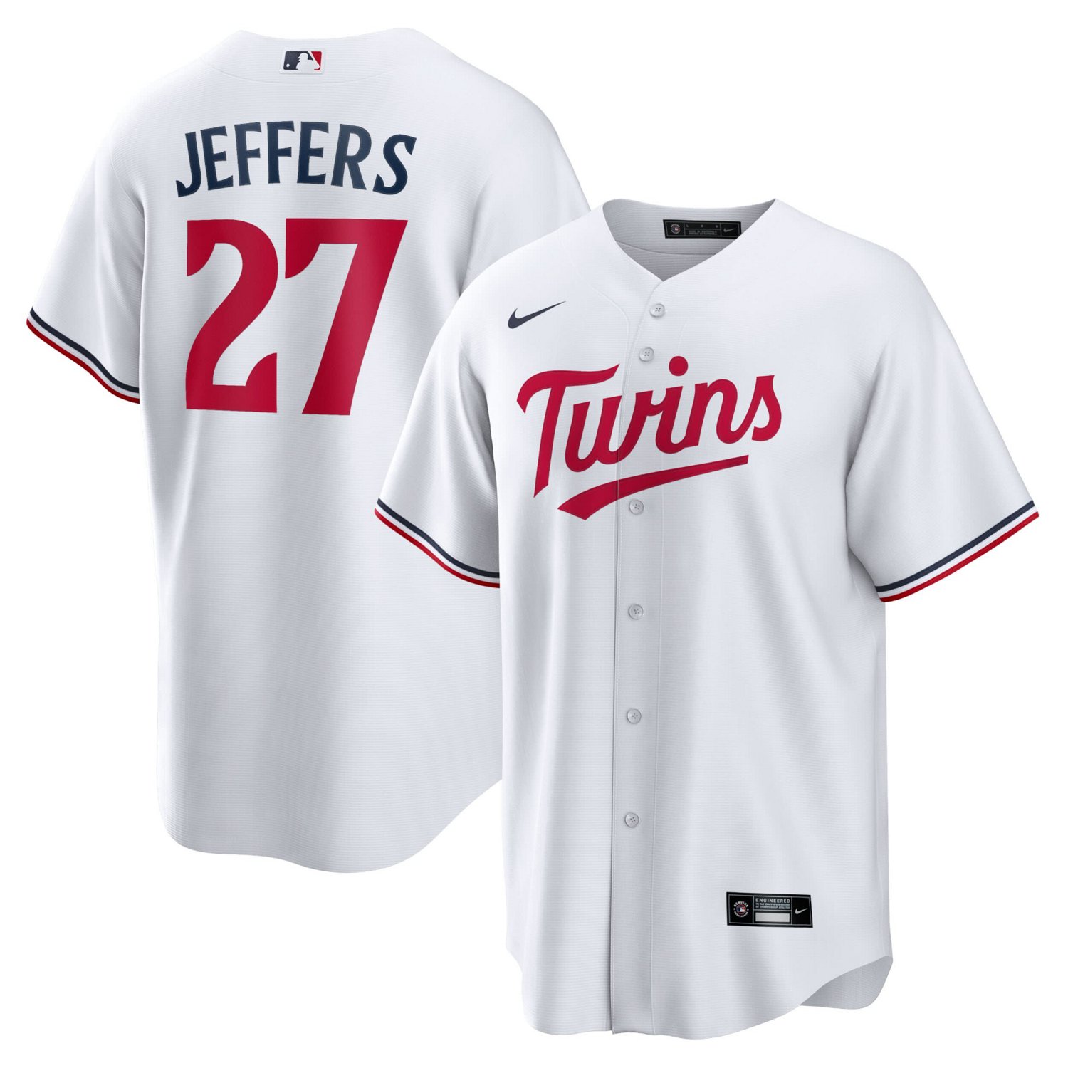 Nike Ryan Jeffers Minnesota Twins Home Replica Player Jersey | Academy