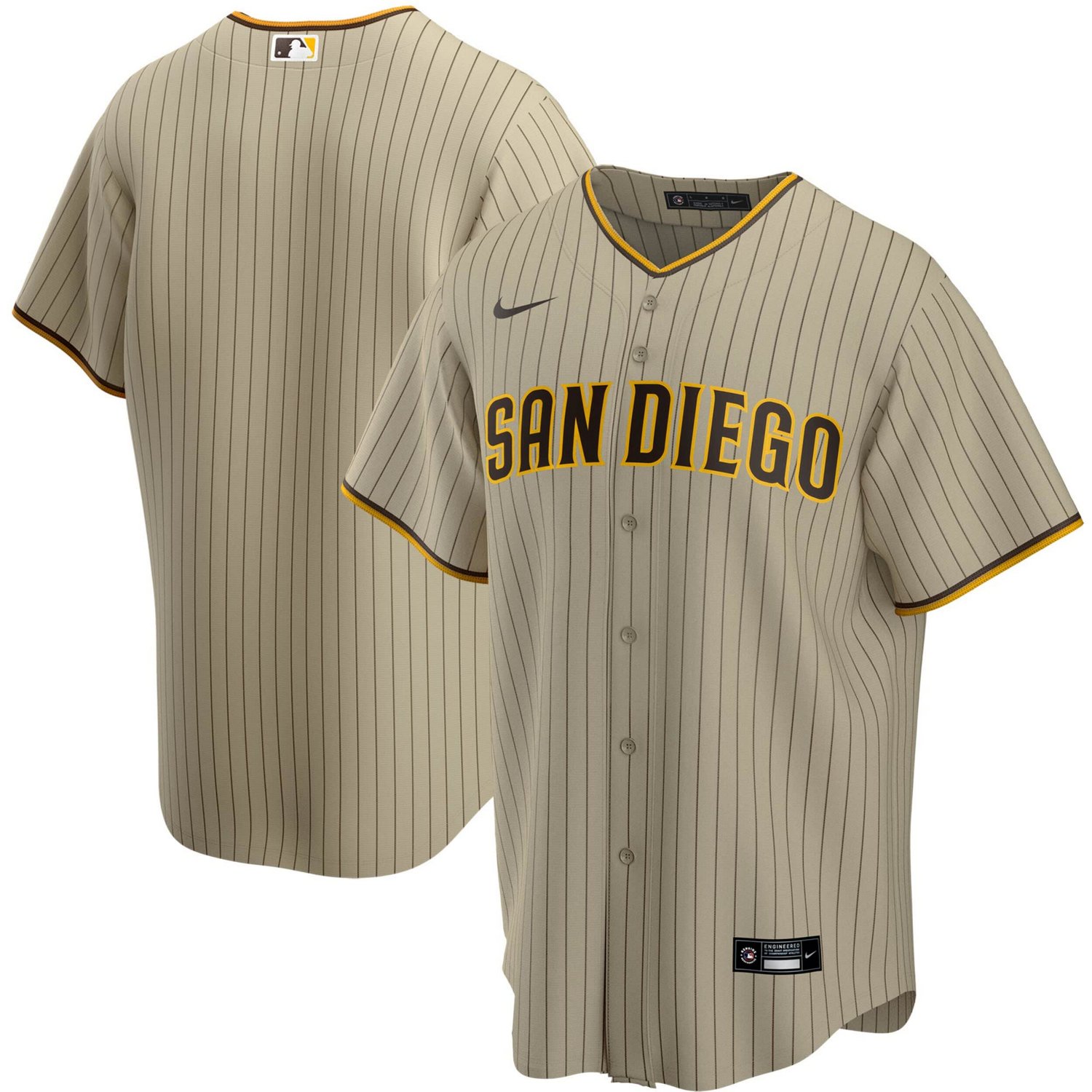 Nike San Diego Padres Alternate Replica Team Jersey | Academy