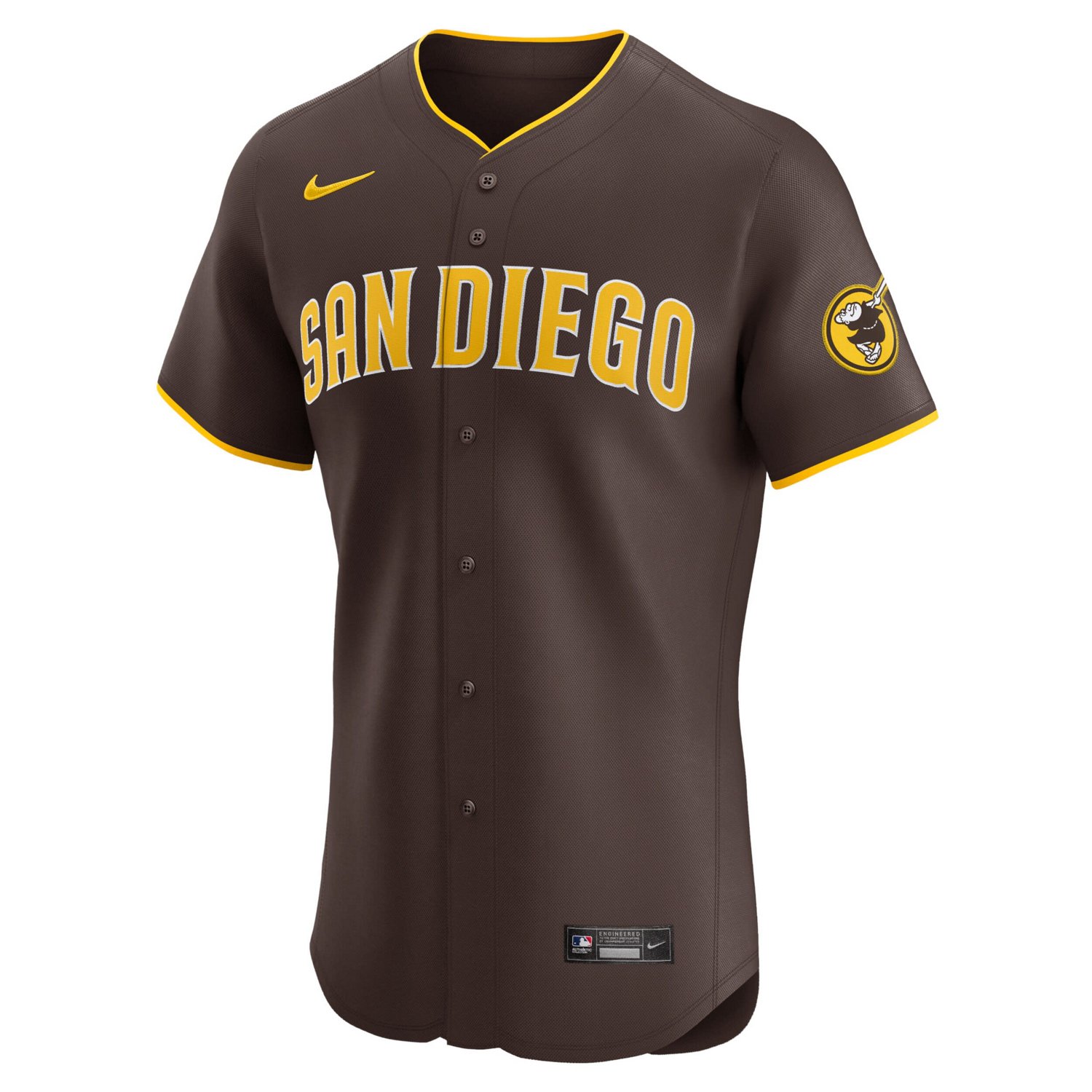 Nike San Diego Padres Road Vapor Premier Elite Patch Jersey | Academy
