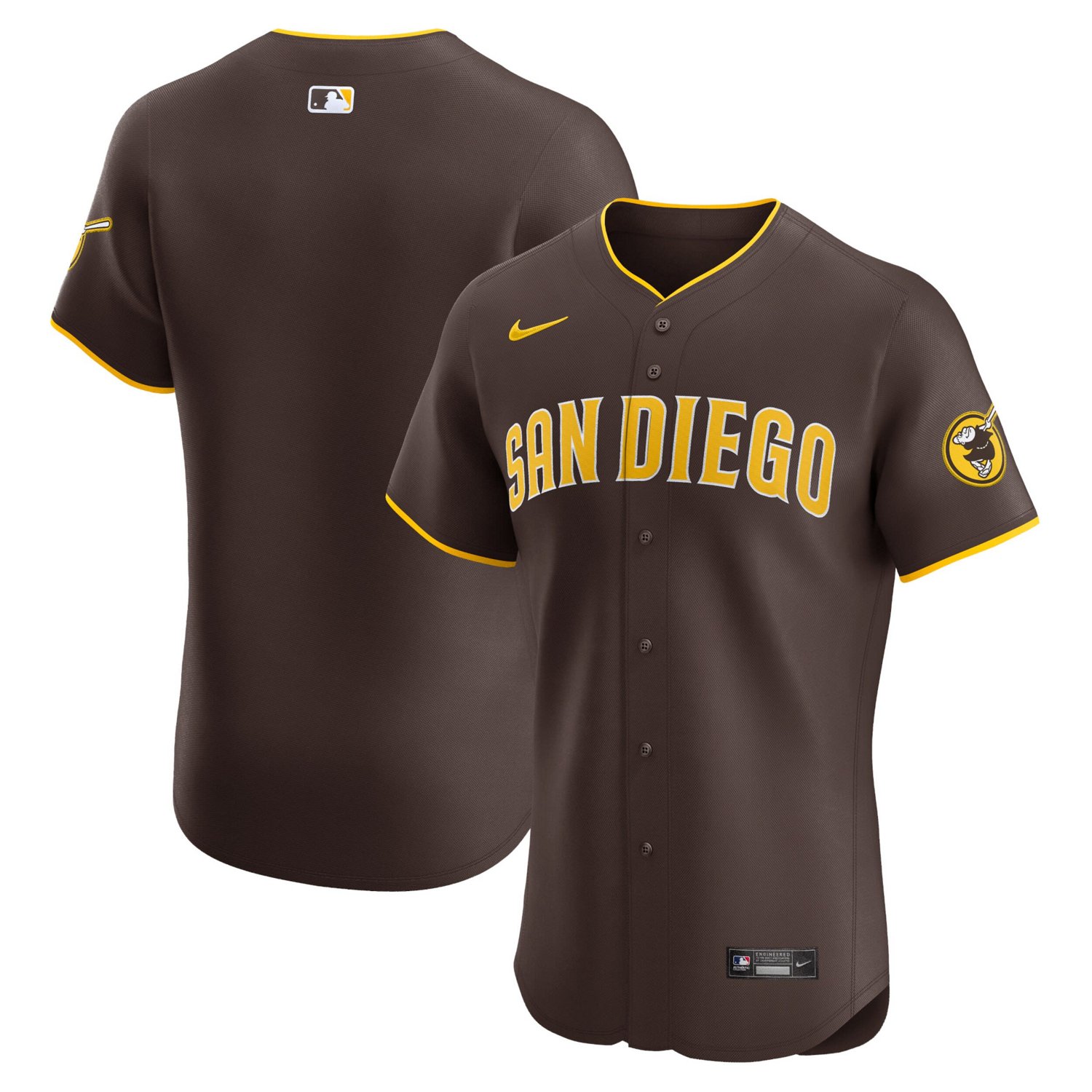 Nike San Diego Padres Road Vapor Premier Elite Patch Jersey | Academy
