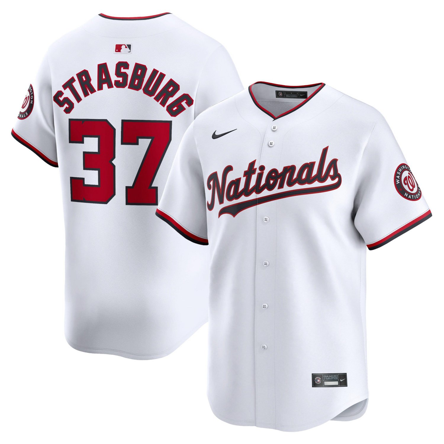 Nike Stephen Strasburg Washington Nationals Home Limited Player Jersey ...