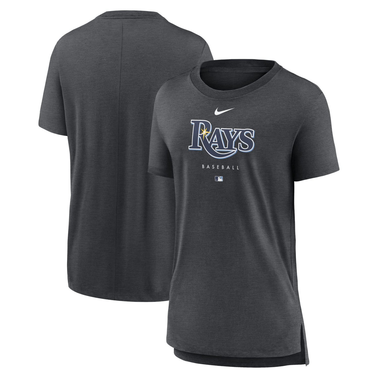 Nike Tampa Bay Rays Authentic Collection Early Work Tri-Blend T-Shirt ...