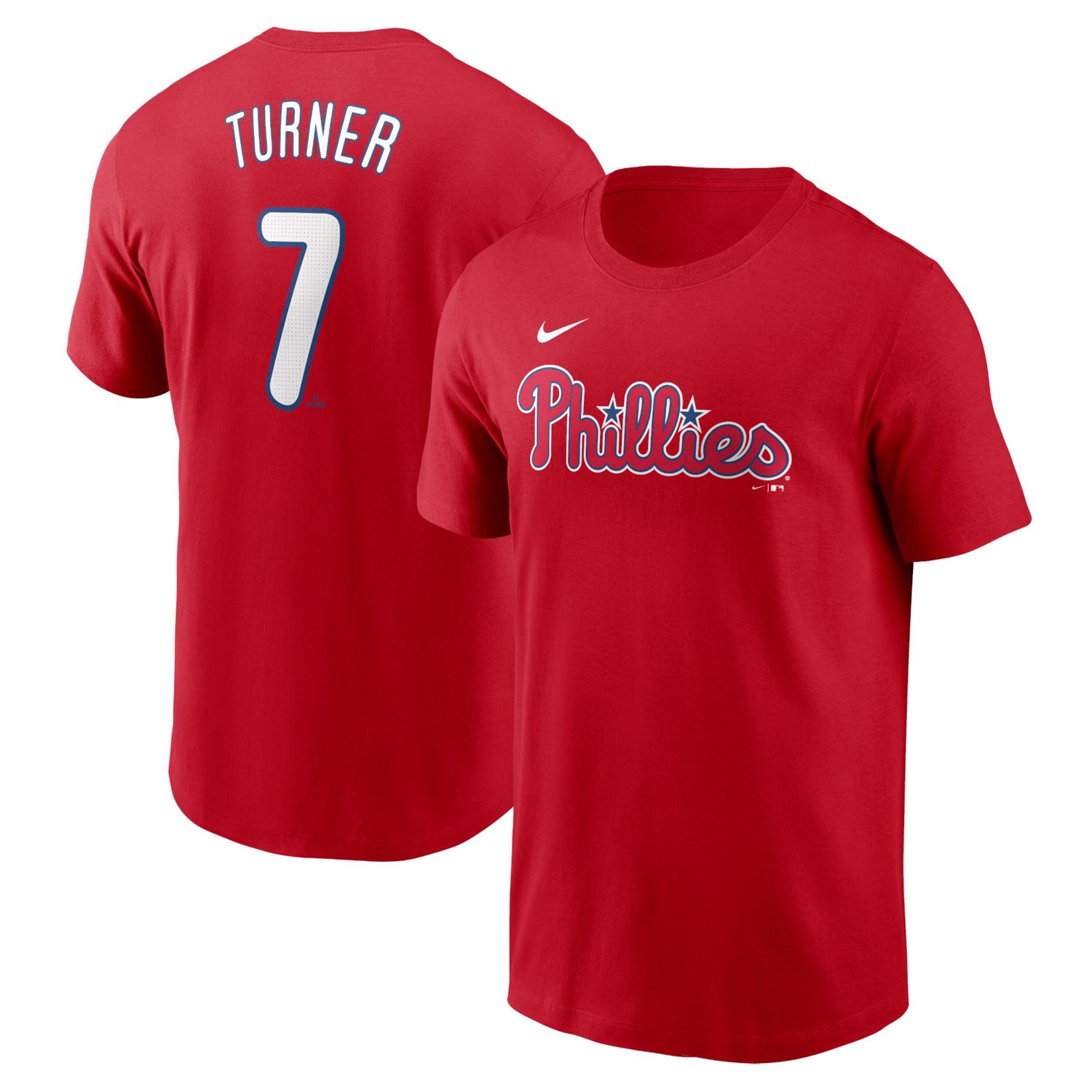 Nike Trea Turner Philadelphia Phillies Fuse Name Number T-Shirt | Academy