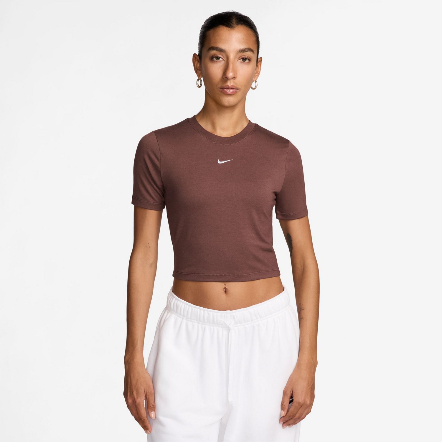 Nike Women's Sportswear Essentials Slim Cropped T-shirt | Academy