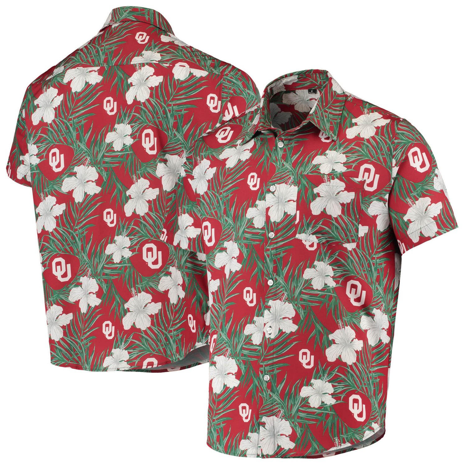 Oklahoma Sooners Floral Button-Up Shirt | Academy