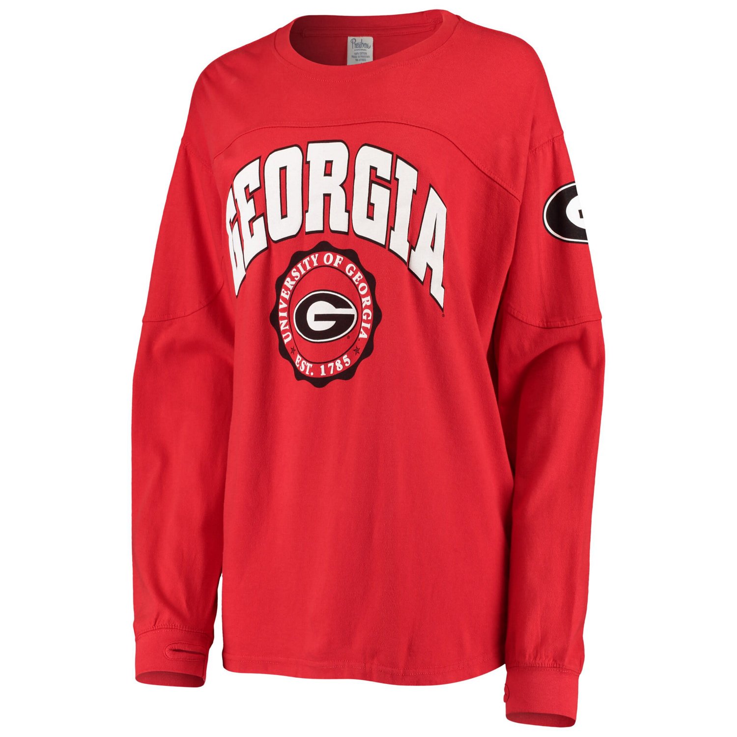 Pressbox Georgia Bulldogs Edith Long Sleeve T-Shirt | Academy