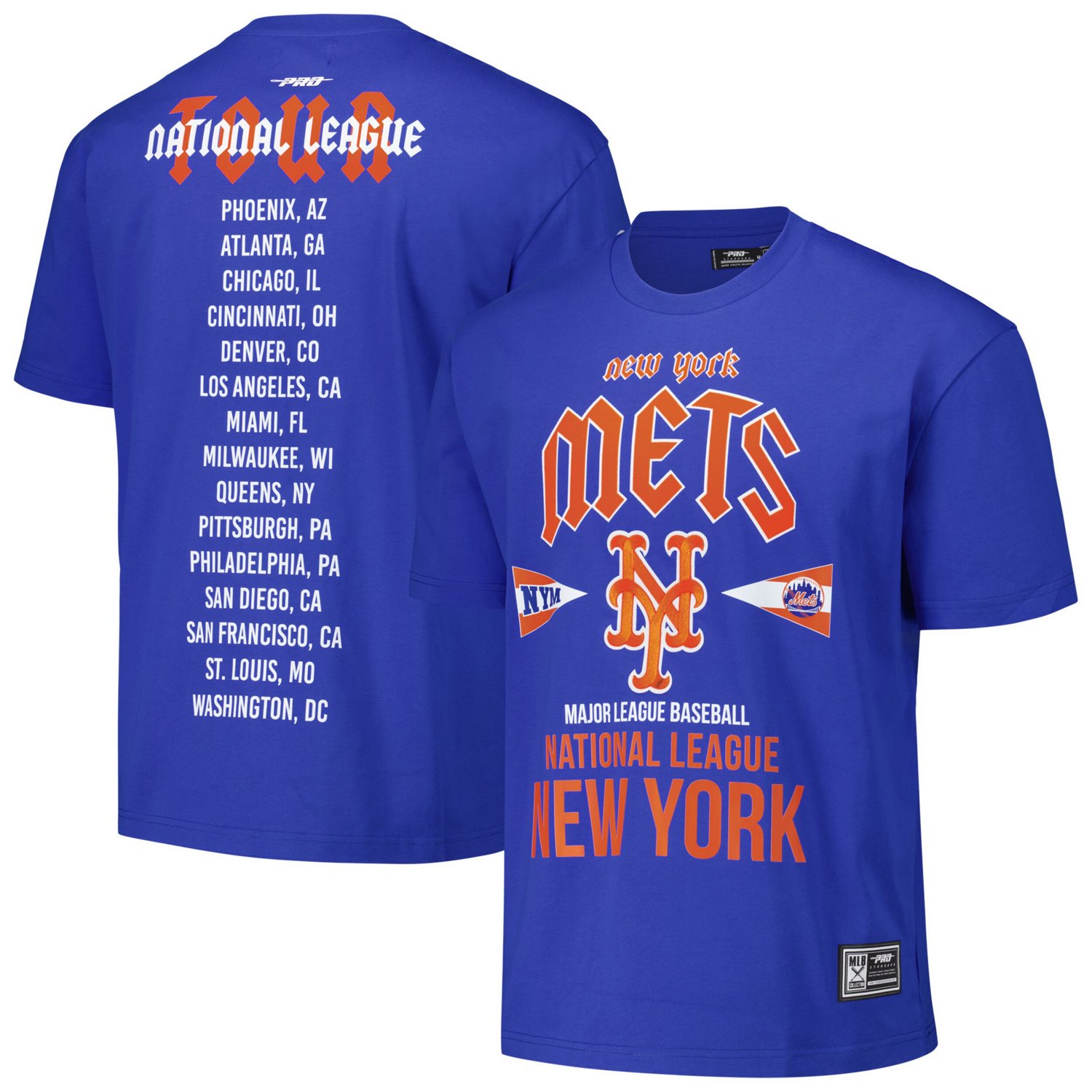 Pro Standard New York Mets Oversized City Tour T-Shirt | Academy