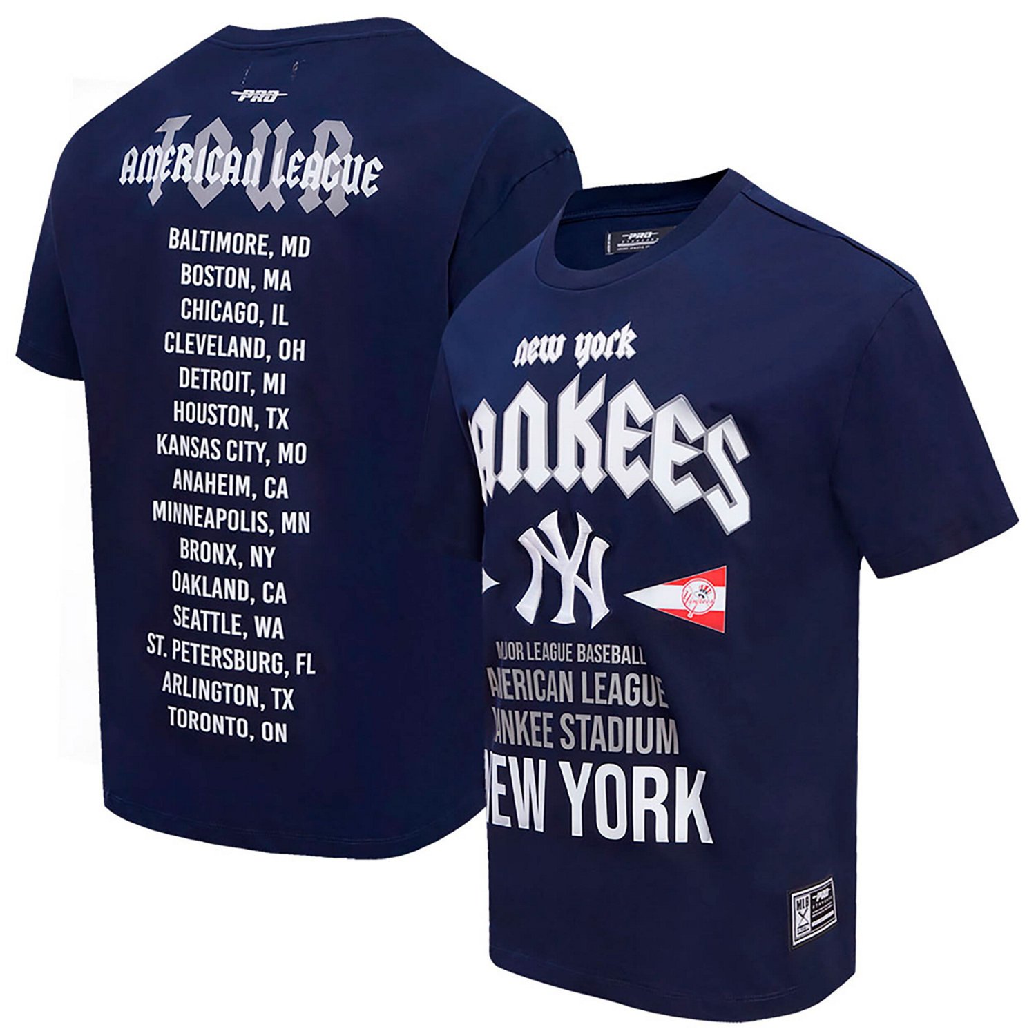 Pro Standard New York Yankees Oversized City Tour T-Shirt | Academy