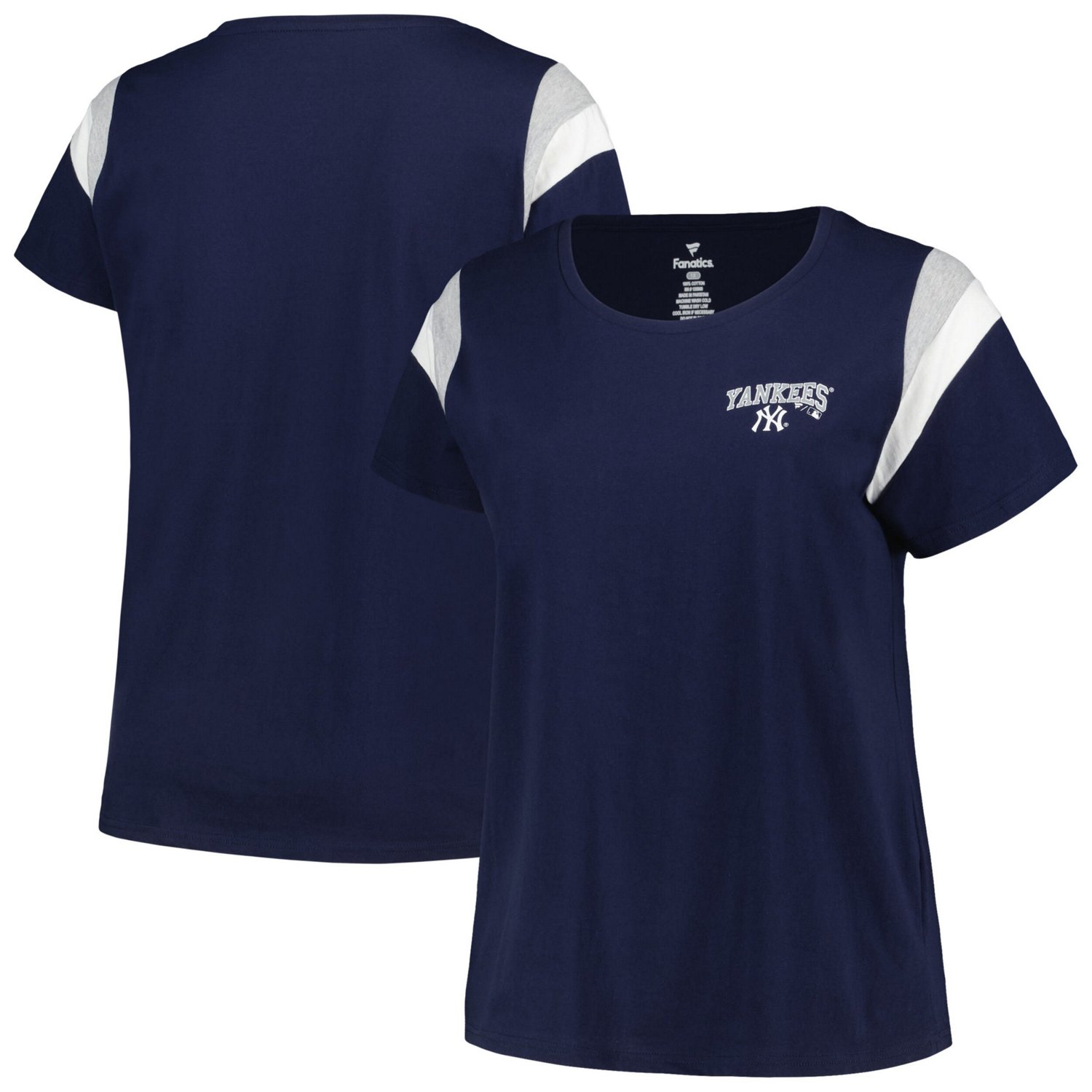 Profile New York Yankees Plus Size Scoop Neck T-Shirt | Academy