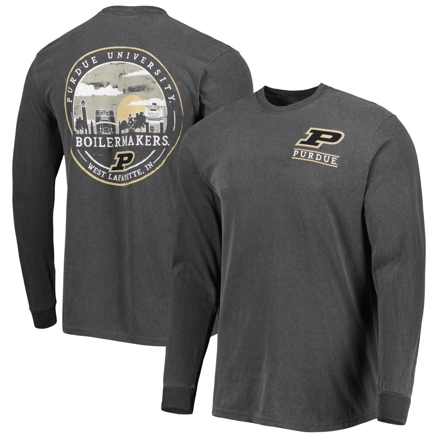 Purdue Boilermakers Circle Campus Scene Long Sleeve T-Shirt | Academy