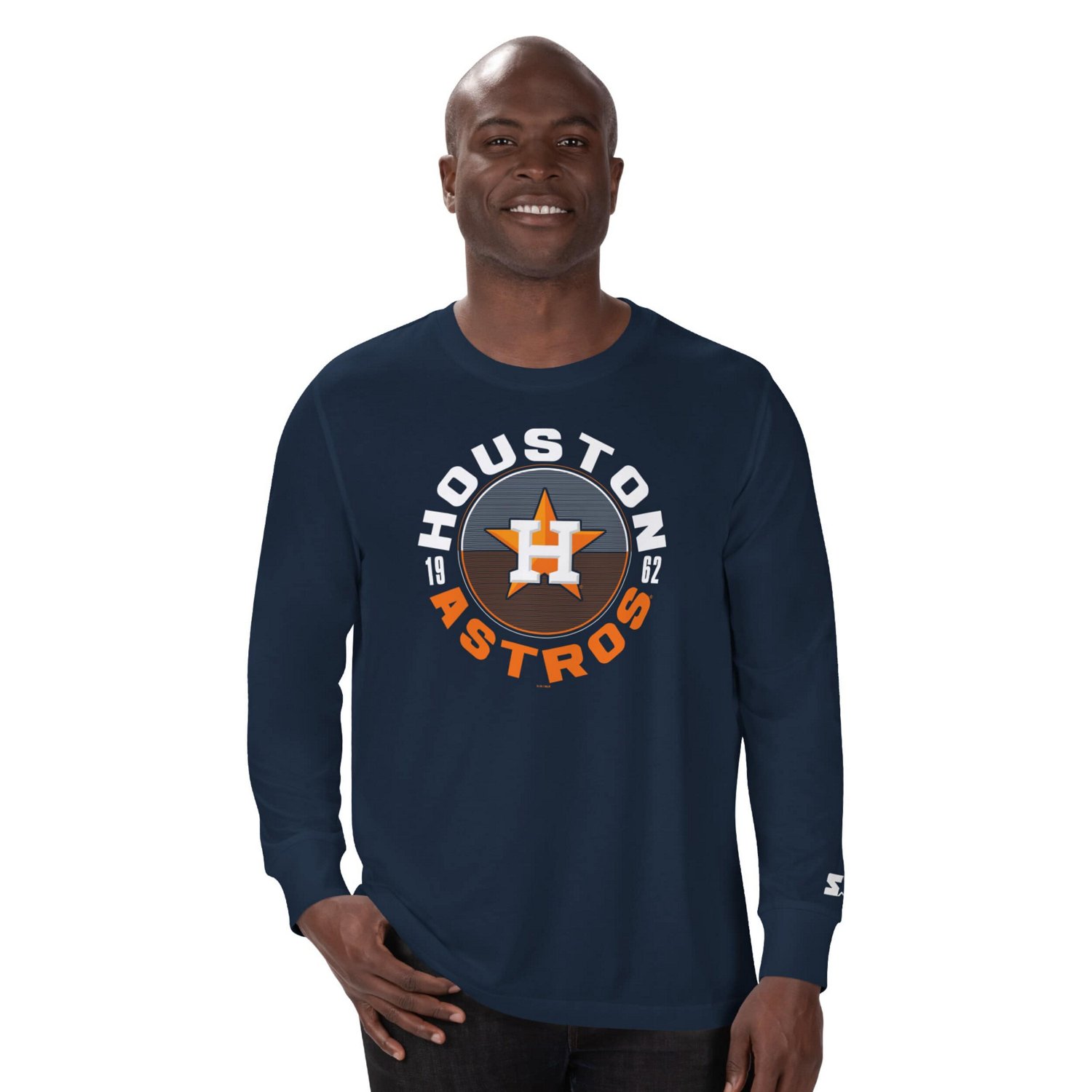 Starter Houston Astros Halftime Long Sleeve T-Shirt | Academy